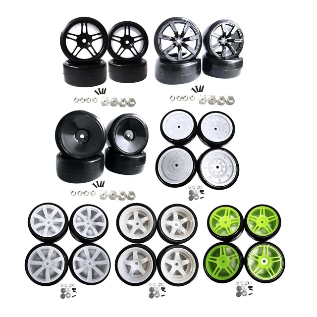 1.7 Inch RC Tires 4PCS 1.7" RC Car Tires & Wheels - Iron/Rubber Upgrade ...