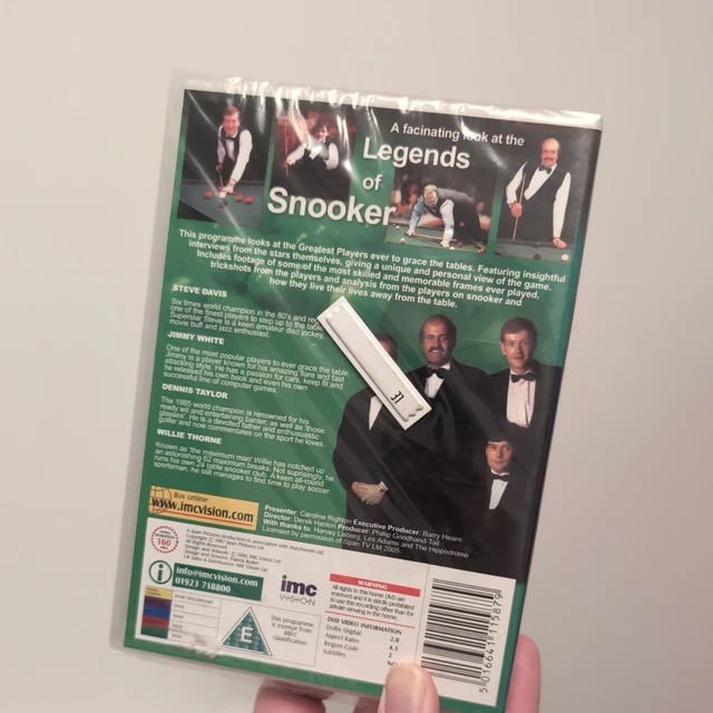 SNOOKER SUPERSTARS DVD (2006) cert E Highly Rated eBay Seller Great ...