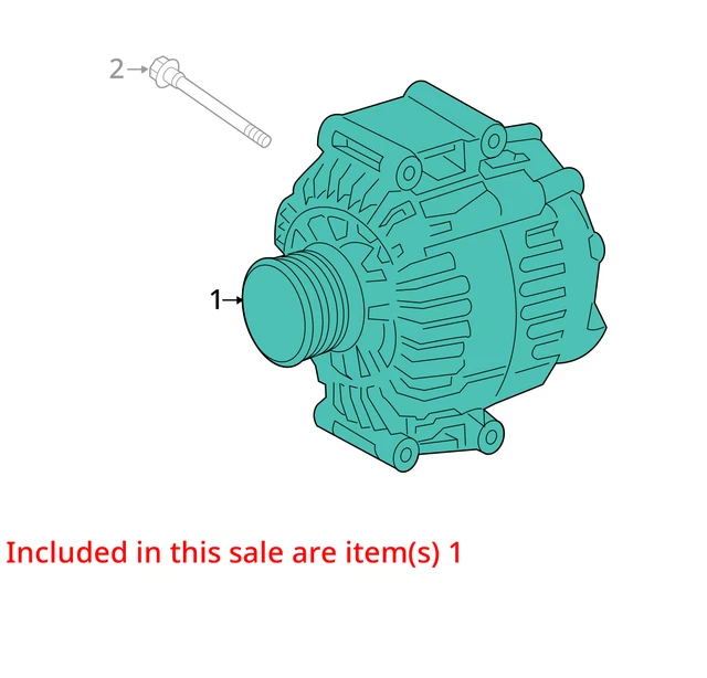 2024 MERCEDES BENZ SPRINTV25 2.0L Diesel Engine Alternator OEM ID ...
