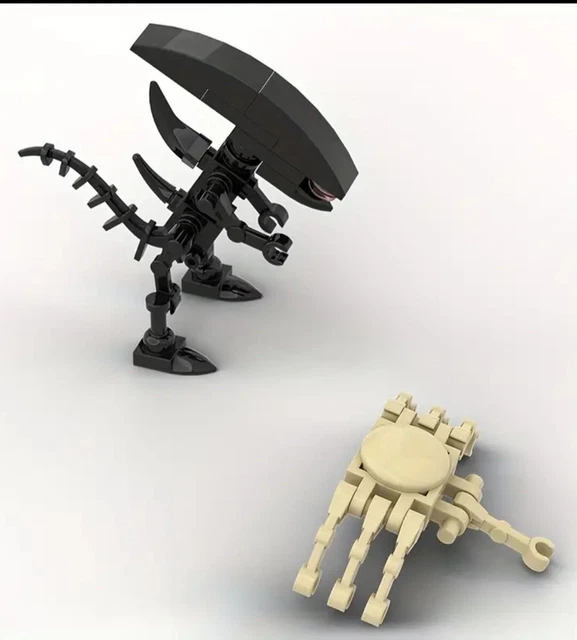36 PCS MINI MOC Xenomorph and Facehugger Building Block Aliens Model ...