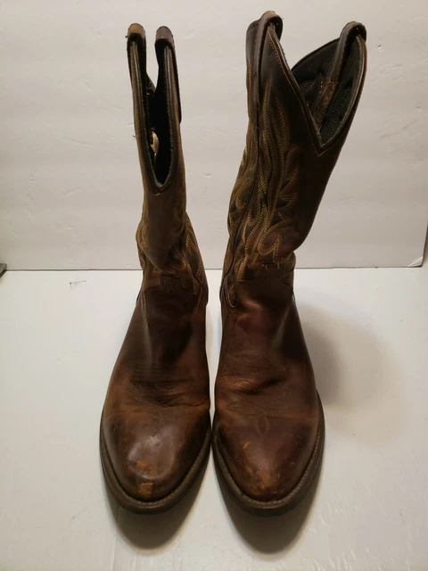 LAREDO COWBOY BOOTS Cascade Rock Western Brown Distressed Leather 68366 ...