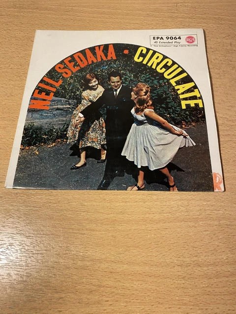 7& NEIL SEDAKA EP * Circulate / Breaking Up Is Hard To Do + 2(MINT-)RCA ...