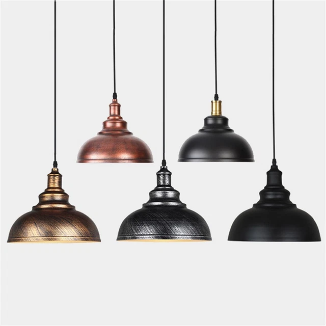 ADJUSTABLE PENDANT FARMHOUSE Lamp Classic Lantern Design E26 Bulb Base ...