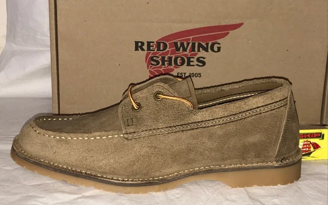 RED WING 3330 Weekender Boat Shoes UK8 US9D EU42 Camel Muleskinner ...