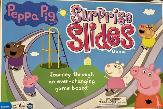 PEPPA PIG SURPRISE Slides Chutes & Ladders Board Game Kids Family Girl ...