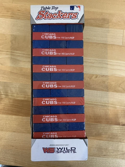 MLB CHICAGO CUBS -TABLE TOP STACKERS GAME JENGA GAME - (SEALED - NEW ...