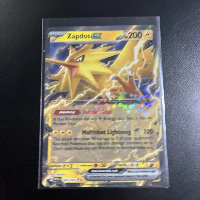 POKÉMON TCG ZAPDOS ex Scarlet & Violet - 151 145/165 Holo Double Rare ...