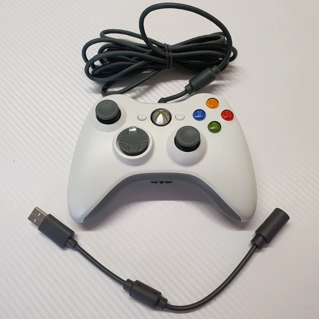 GENUINE OFFICIAL MICROSOFT Xbox 360 Wired Windows PC Controller Pad ...