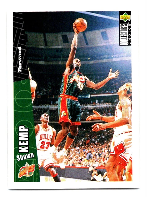 1996-97 COLLECTOR'S CHOICE Shawn Kemp Seattle SuperSonics #333 EUR 2,21 ...