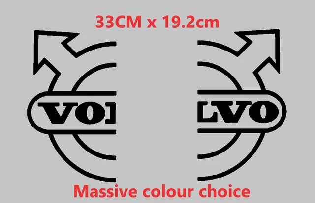 VOLVO TRUCK WINDOW decals x 2. truck cab stickers graphics FM FH FMX FL ...