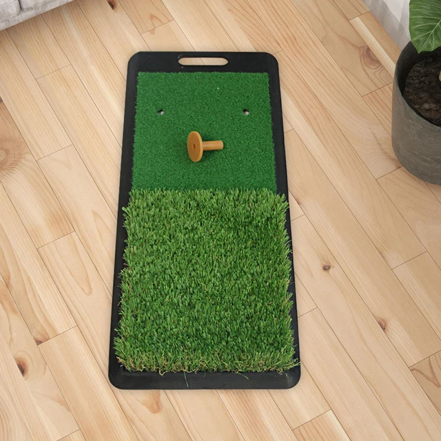 GOLF HITTING MAT Rubber Backing Driving Range Mat for Indoor/Outdoor ...