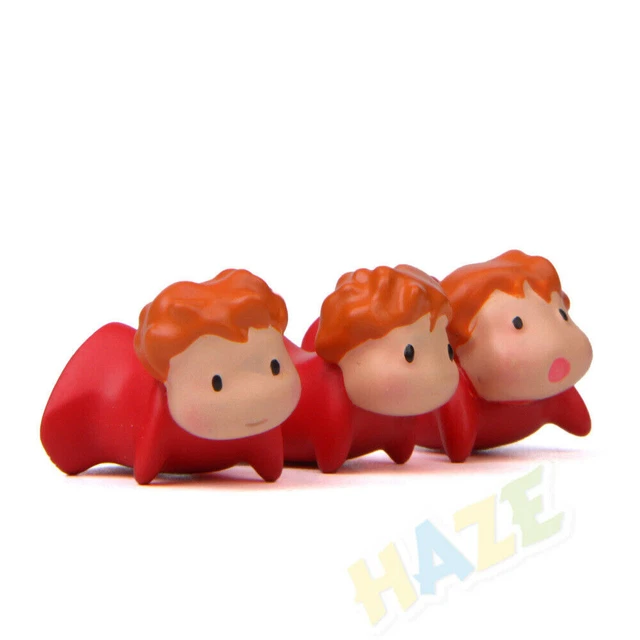 3PCS/SET ANIME PONYO on the Cliff Ponyo Figure Model Toy Gift New ...