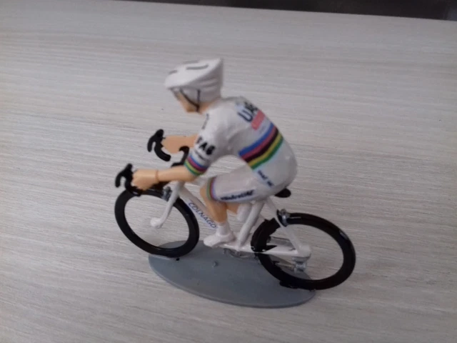 MINIATURE CYCLIST, 1/32 scale, Tadej Pogacar, 2024 world champion £7.55 - PicClick UK