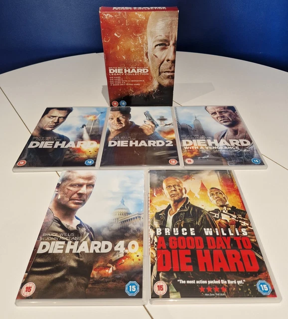 DIE HARD LEGACY Collection 5-Film DVD Box Set Bruce Willis Posted ...