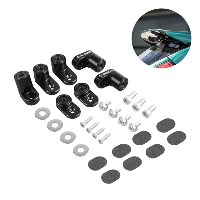 CNC-MACHINED REAR Wing Spoiler Riser Extension Kit For Ford Focus ST ...