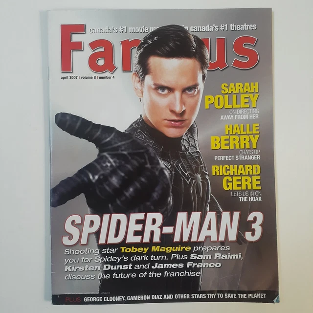 FAMOUS MAGAZINE SPIDER-MAN Sarah Polley Richard Gere Halle Berry Tobey ...