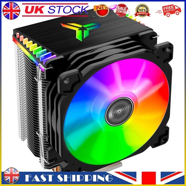 PWM 4PIN 5V 3Pin RGB 4 Heat Pipes CPU Tower Cooling for AMD/Intel ...