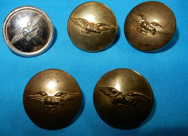 VINTAGE BRITISH MILITARY Royal Air Force Raf Buttons Group Various ...