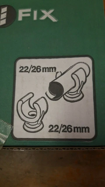 UNIFIX 22MM SINGLE Openlok Pipe Clip (100 Pieces) £9.95 - PicClick UK