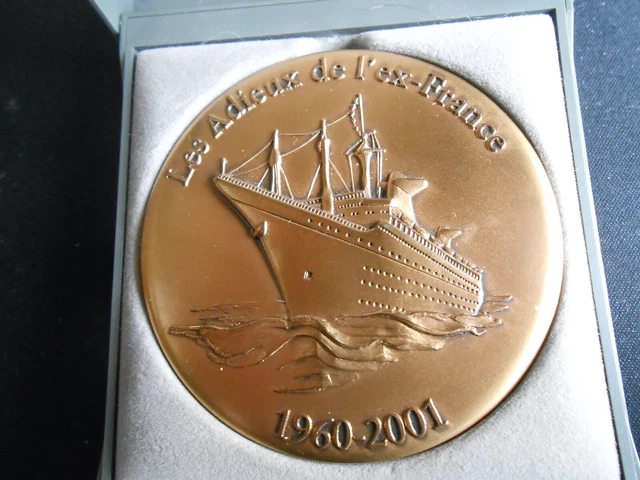 MEDAILLE LES ADIEUX DU PAQUEBOT FRANCE Arthus Bertrand EUR 30,00 ... MEDAILLE LES ADIEUX DU PAQUEBOT FRANCE Arthus Bertrand EUR 30,00 ...