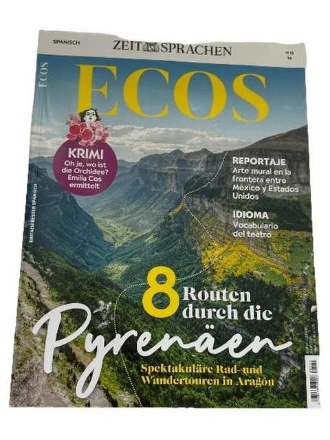 ZEIT SPRACHEN ECOS Revue Espagnol Pyrénées Voyage EUR 5,95 - PicClick FR