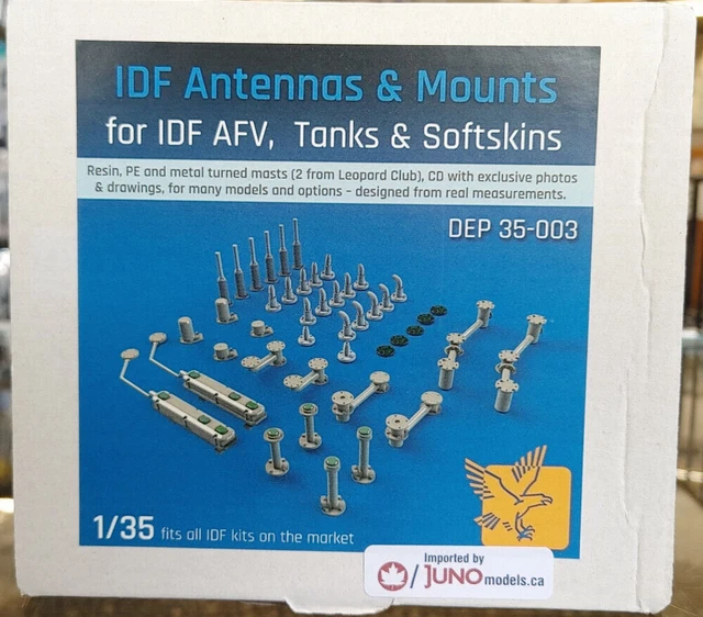 DESERT EAGLE 1/35 IDF Antennas & Mounts DEP 35-003 $20.00 - PicClick