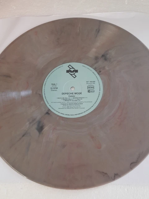 DEPECHE MODE VIOLATOR Album Marbre Vinyle Plus Affiche-Rare (Record ...
