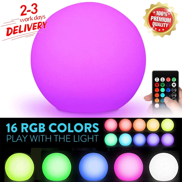 COLOUR CHANGING LED Mood Lighting Bedside Night Light Table Lamp Home ...