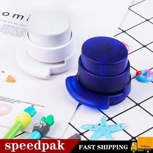 FREE STAPLELESS STAPLER Paper Binding Binder Paperclip Office Home ...