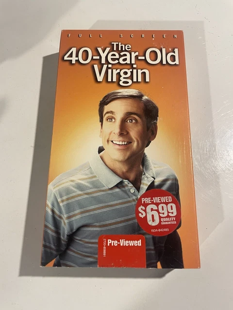 40 YEAR OLD Virgin VHS 2004 Blockbuster Rental £64.28 - PicClick UK