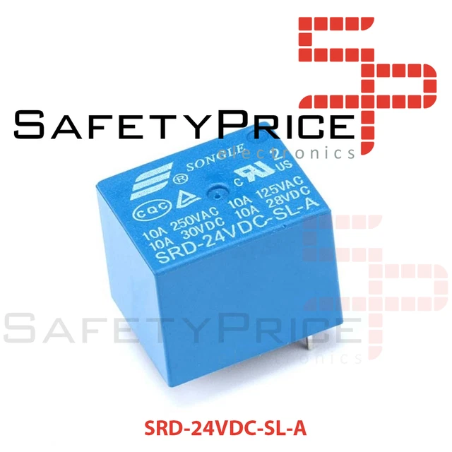 RELAIS 24V 10A SPDT - SRD-24VDC-SL-A Arduino Electronica DIY REF743 EUR ...