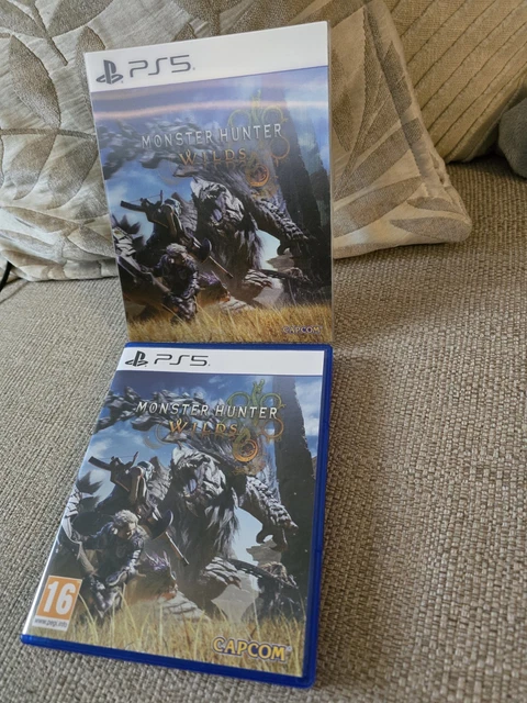 MONSTER HUNTER WILDS Lenticular Case PlayStation 5 PS5 Game played once ...