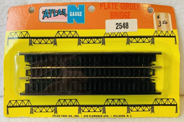 ATLAS N GAUGE, Plate Girder Bridge (2548), Vintage Kit, New & Sealed ...