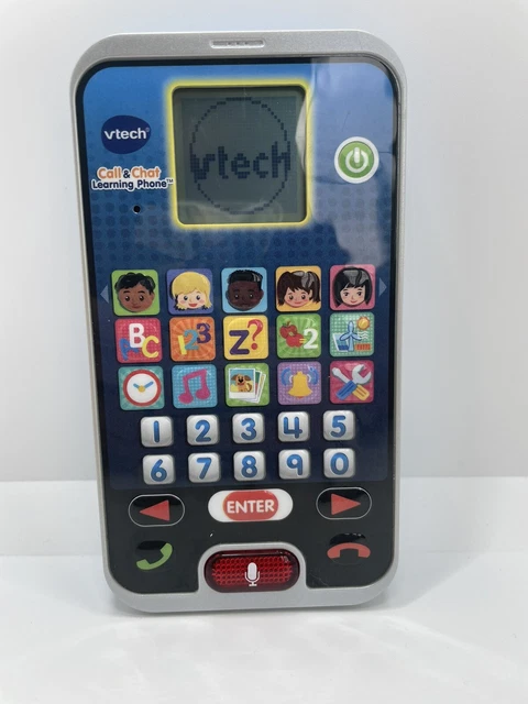 VTECH CALL & Chat Learning SmartPhone Interactive Toy Games & Music VGC ...
