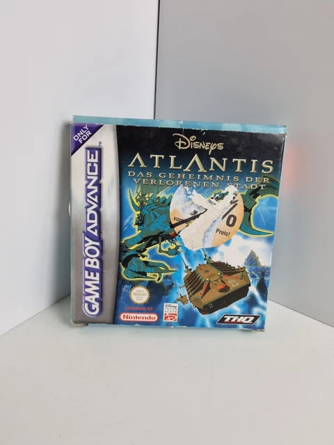 NINTENDO GAMEBOY ADVANCE Disney's Atlantis: The Lost Empire GBA PAL CIB ...