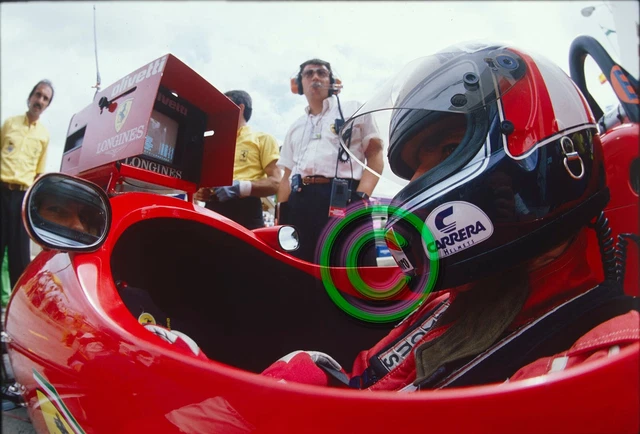 RACING ORIGINAL 35MM Slide F1 Gerhard Berger - Ferrari 1987 France ...