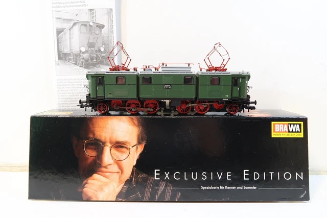 BRAWA H0 (DC) 0250= Elektrolok Gelenklok BR E77 10 der DR TOP in OVP ...