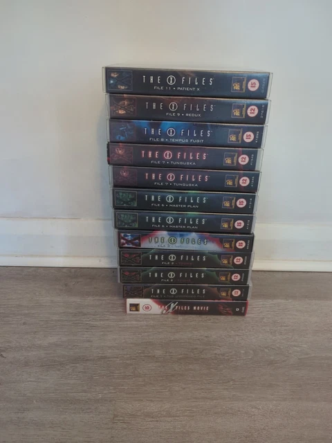 BUNDLE OF 12 the x files vhs Tapes See Pictures Free UK Postage £19.99 ...