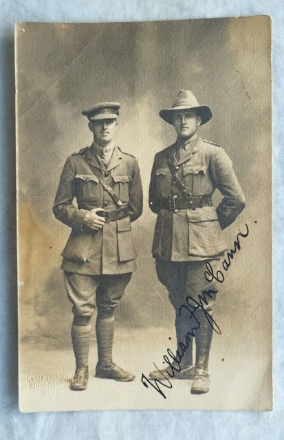 WW1 SOUTH AUSTRALIAN photo/postcard of the McCann brothers. DSO, MC ...