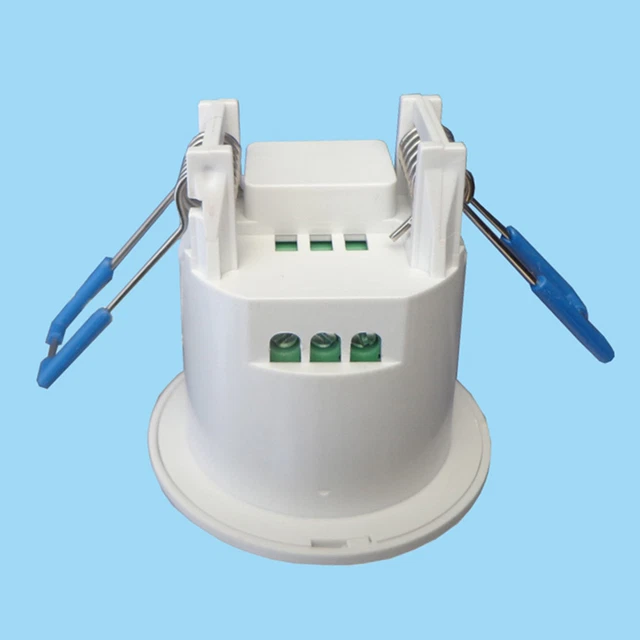 NEW MINI ADJUSTABLE Ceiling PIR Infrared Body Motion Sensor Lamp Light ...