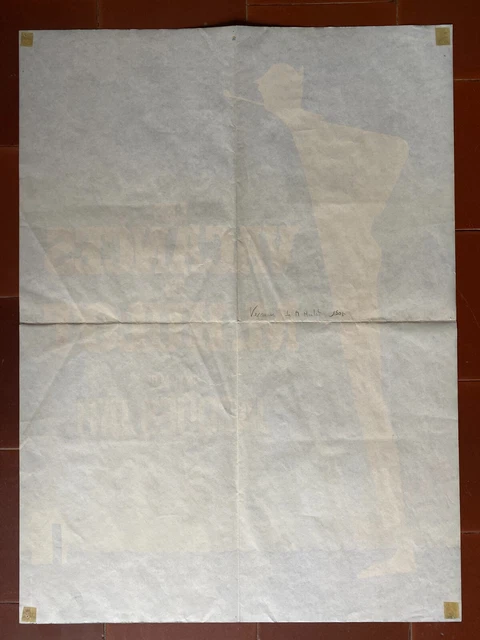 AFFICHE LES VACANCES DE MONSIEUR HULOT Plage JACQUES TATI Pierre Etaix ...