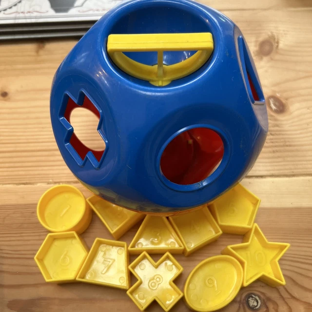 TUPPERWARE TOYS SHAPE-O-BALL Shape Sorter Complete Vintage £9.99 ...