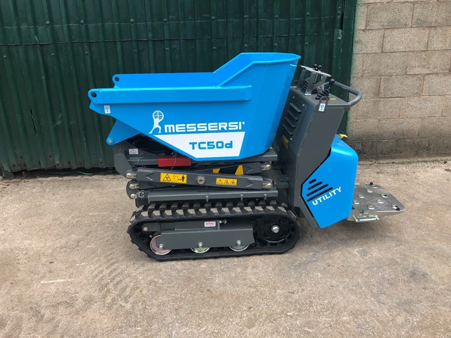 NEW MESSERSI TC50D 500kg Tracked High Tip Dumpers - Track Crawler ...