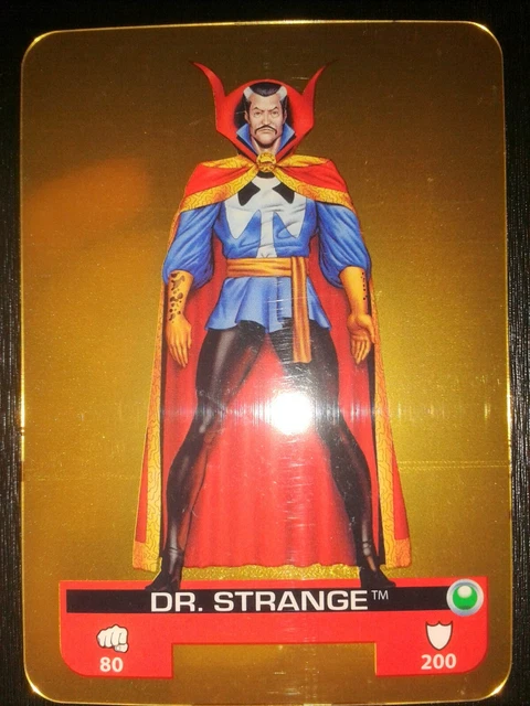 CARTA COLLEZIONABILE MARVEL Heroes Lamincards n. 138 DR. STRANGE edibas ...