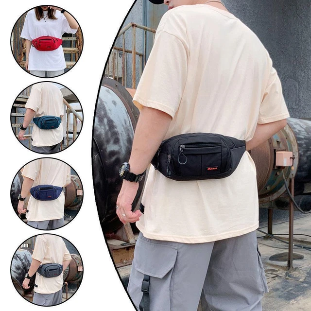 MEN WOMEN WAIST Bum Bag Unisex Fanny Pack Travel Holiday Wallet Belt ...