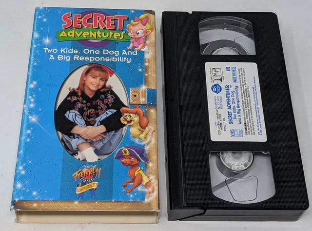 SECRET ADVENTURES VHS Tape TV Show Cartoon The Family Channel Kids Show ...