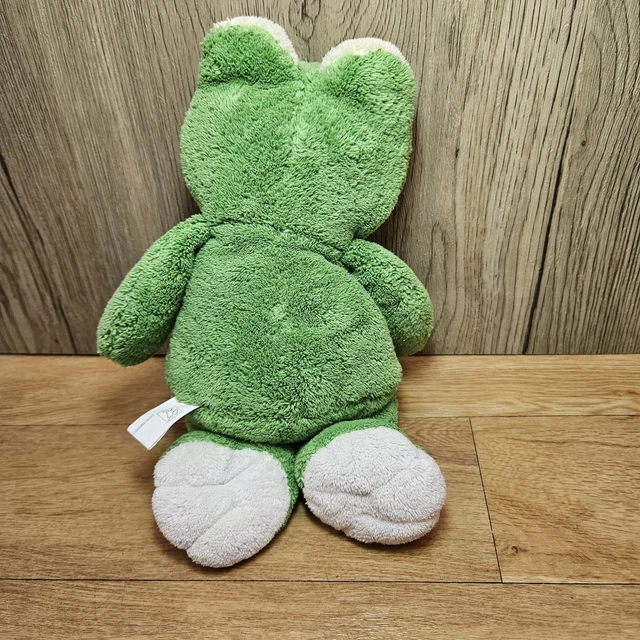 GROVE INTERNATIONAL FROG Plush Soft Toy Comforter Green Vintage ? Bow ...