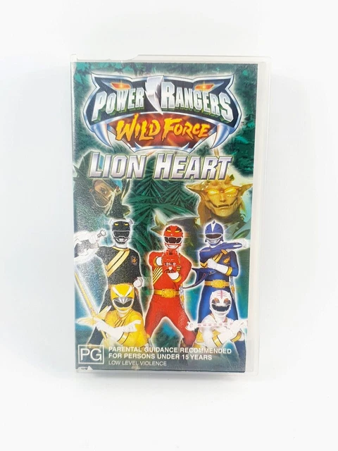 POWER RANGERS WILD Force Lion Heart VHS $13.00 - PicClick AU