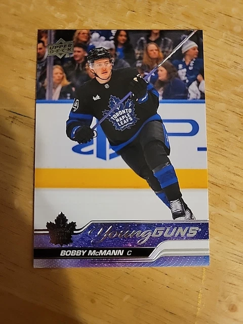 2023-24 UPPER DECK Series 2 Hockey 479 Bobby McMann Young Guns Rookie ...