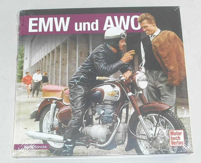 SCHRADER TYPE CHRONIK Emw + Awo Motorcycles Illustrated Book R12 R35 ...